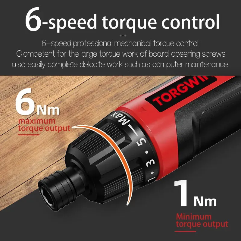 Cordless Drill Screwdriver 36V: Speed Torque Electric Power Screwdriver ...