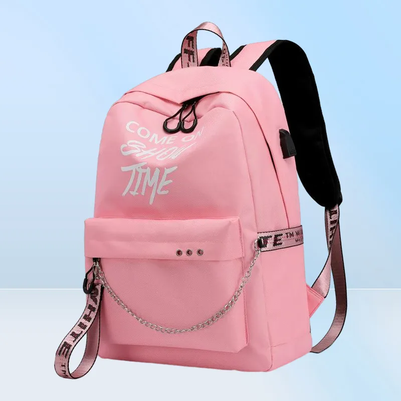 USB Hip Hop Backpack For Women Large Capacity... From Picobuy, $18.31 ...