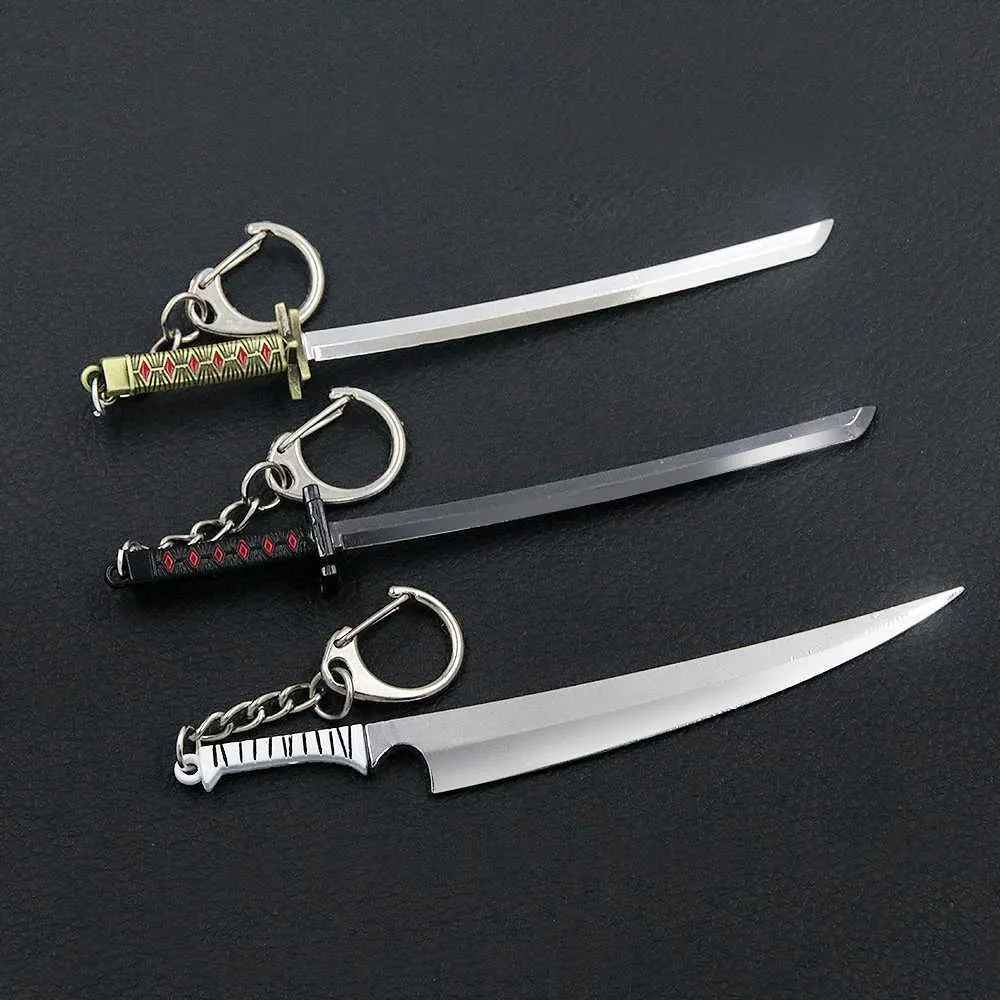 Anime Keychains Bleach Zangetsu Sword Keychain For Men Gift Ideas With ...