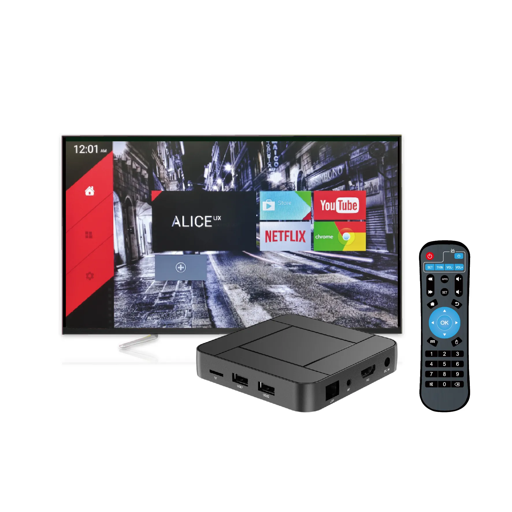 DHgate.com:4K TV Box, Android 11 Smart Set-Top Box with Amlogic S905W2 ...