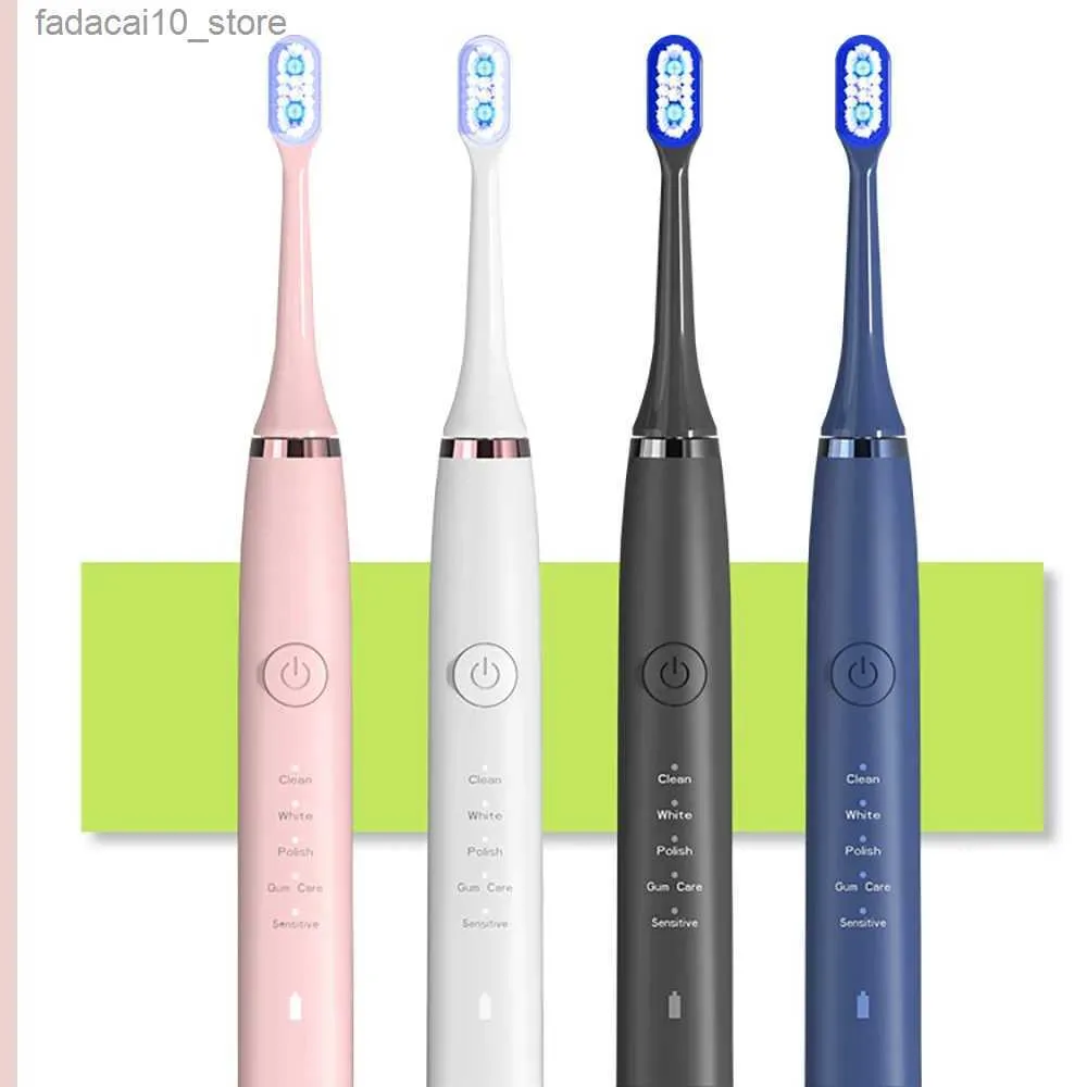 Sonic Electric Toothbrush with LED, USB Rechargeable - Smart Teeth ...