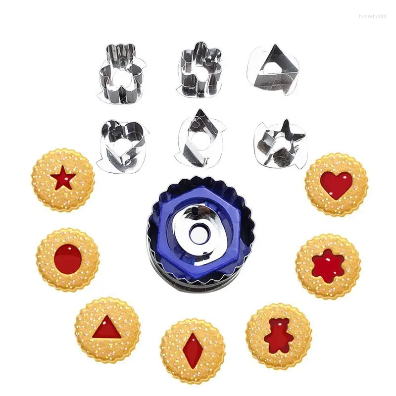 DHgate.com:Metal Christmas Cookie Cutters Set - Mini Merry Linzer ...