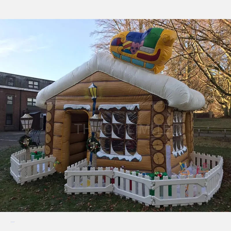 DHgate.com:10x10ft PVC Inflatable Santa House for Outdoor Christmas ...