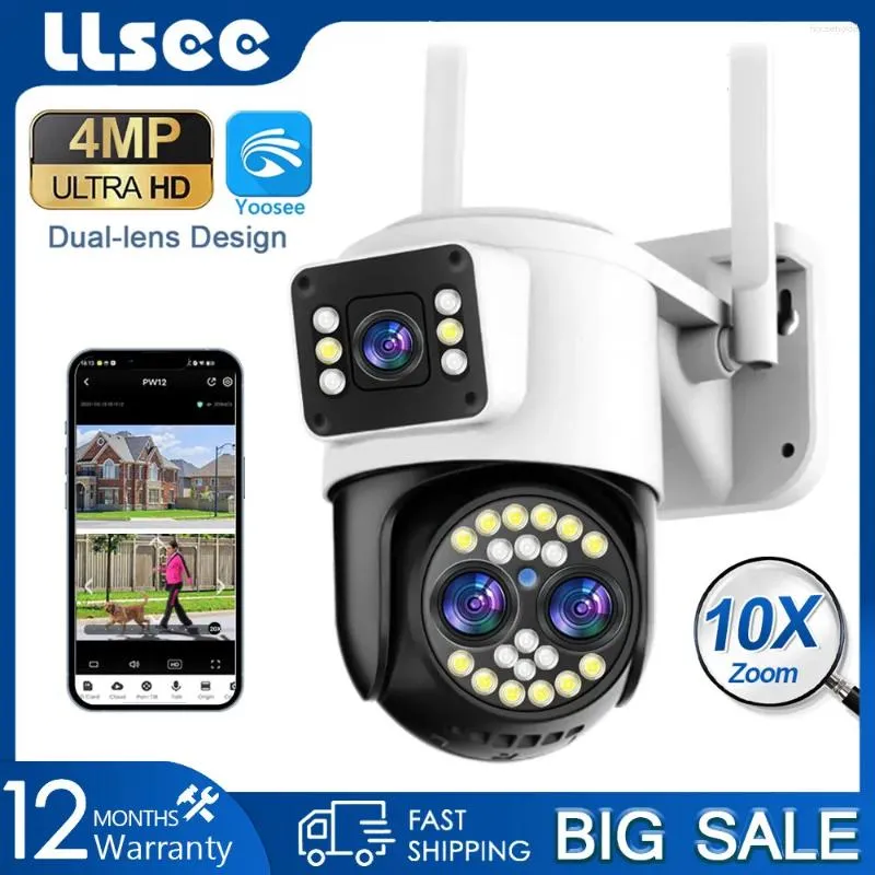 4K 8MP 10X Zoom WiFi PTZ Outdoor Security Camera - Wireless ...
