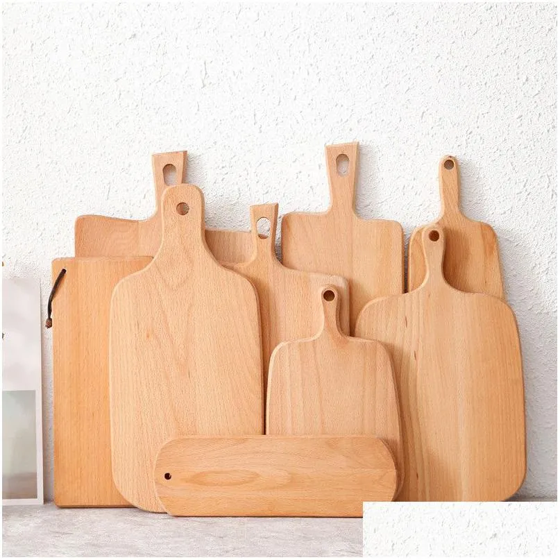 DHgate.com:Premium Beech Wood Chopping Block, Multi-Size Thick Firm ...