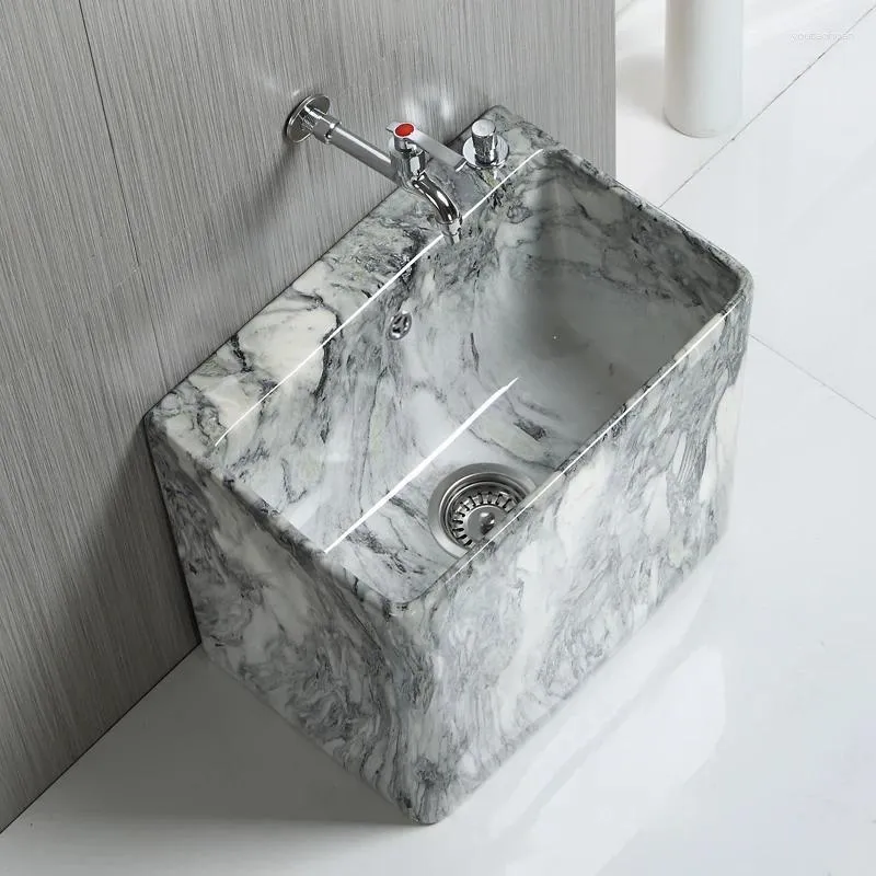 DHgate.com:Rectangular Stone Pattern Basin with Faucet for Outdoor ...