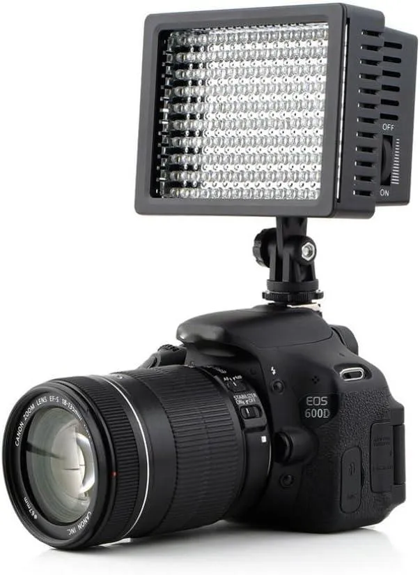 Ultra High Power Dimmable 160 led wattage Video Light with 16 Levels of ...