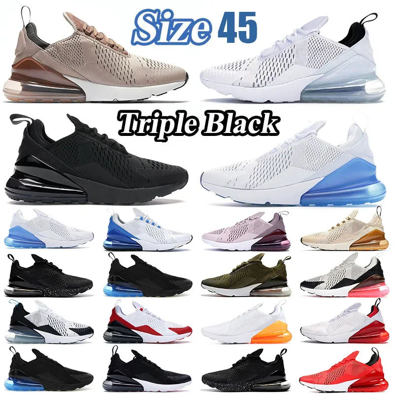 Triple White Black Running Shoes For Men: 270s Sneakers In 36 45 Sizes ...