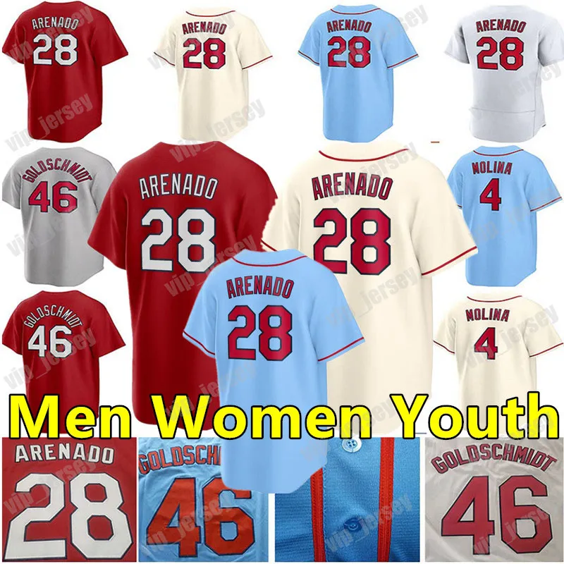2024 Custom 28 Nolan Arenado Baseball Jersey Paul DeJong Willson ...
