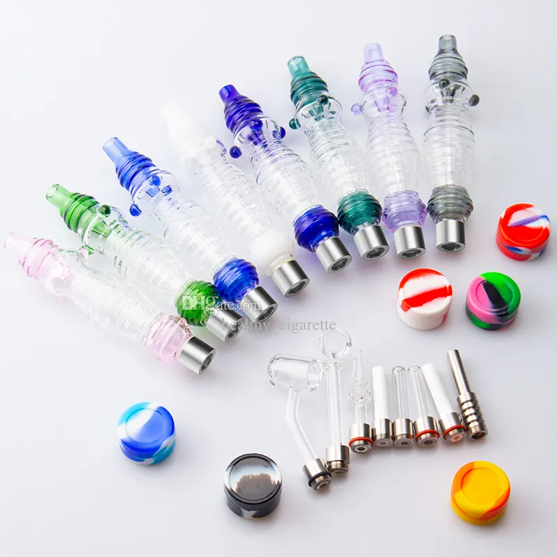 NC037 Dab Rig Glass Water Bong Spill Proof Smoking Pipes 510 Quartz Titanium Ceramic Nails ...