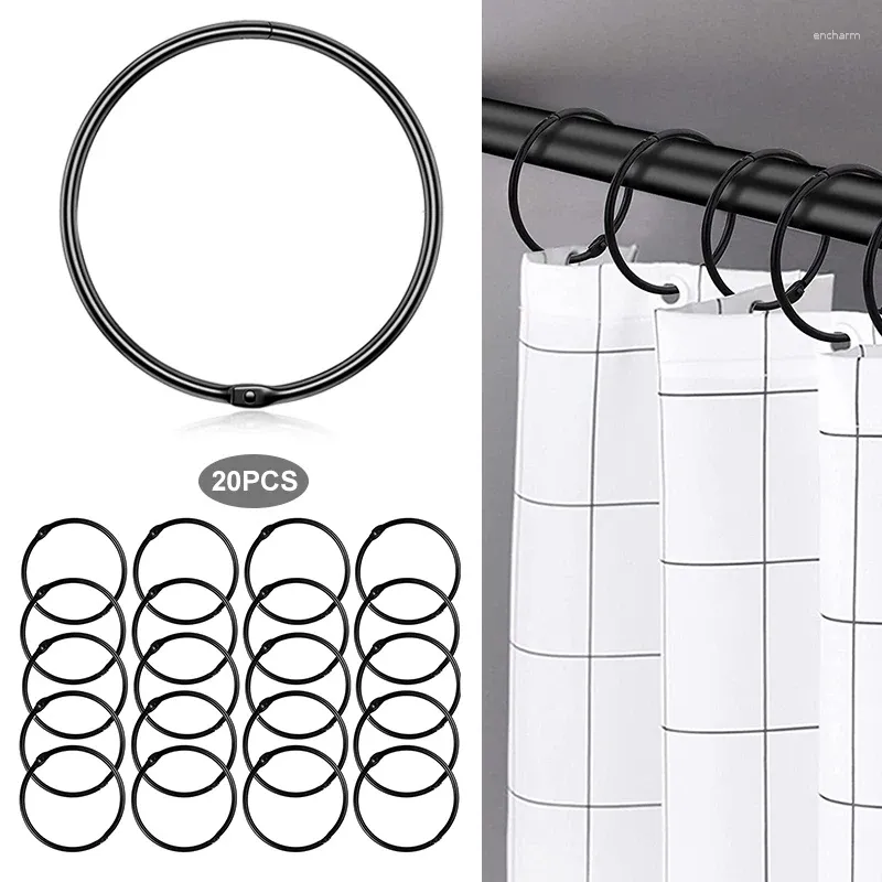 DHgate.com:Rustproof Metal Shower Curtain Rings, Set of 12, 50mm Round ...