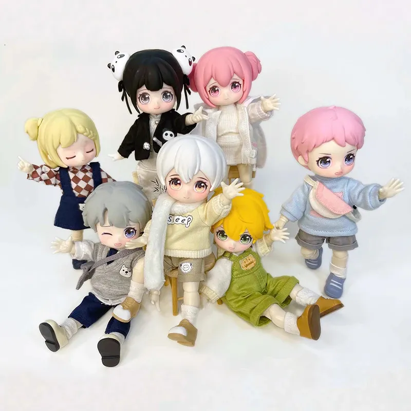 Kawaii NAGI Movable Head Dolls Bjd Detachable Figure For Girls, Anime ...