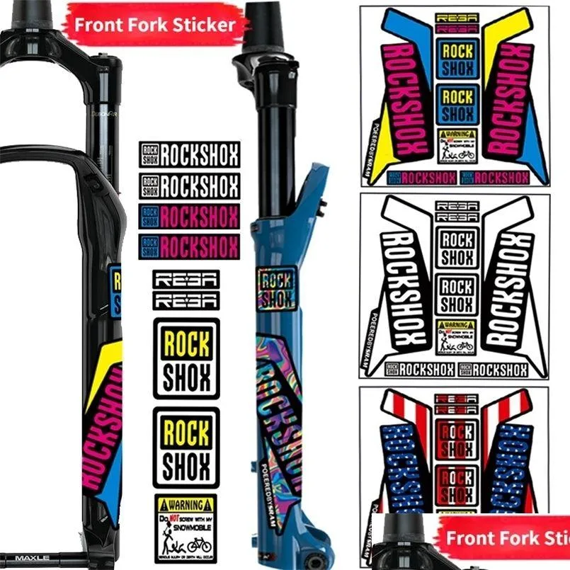 DHgate.com:Waterproof Mountain Bike Front Fork Stickers, Rockshox ...