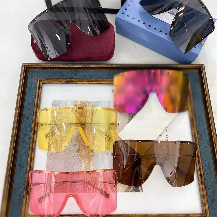 Oversized Shield Sunglasses: Premium Quality Designer Mask Sun Glasses ...