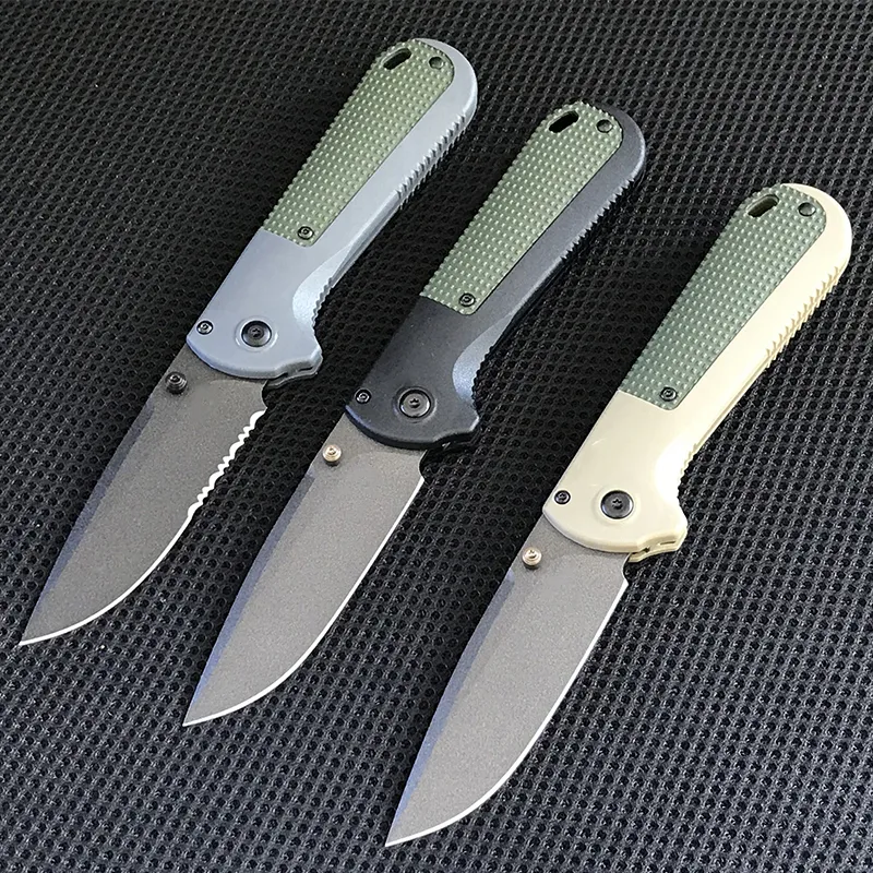 D2 Blade Outdoor Folding Knife BM 430BK with Nylon Fiber Handle ...