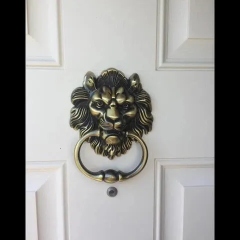 Unilocks Antique Lion Door Knocker Lionhead Doorknockers Lions Home ...