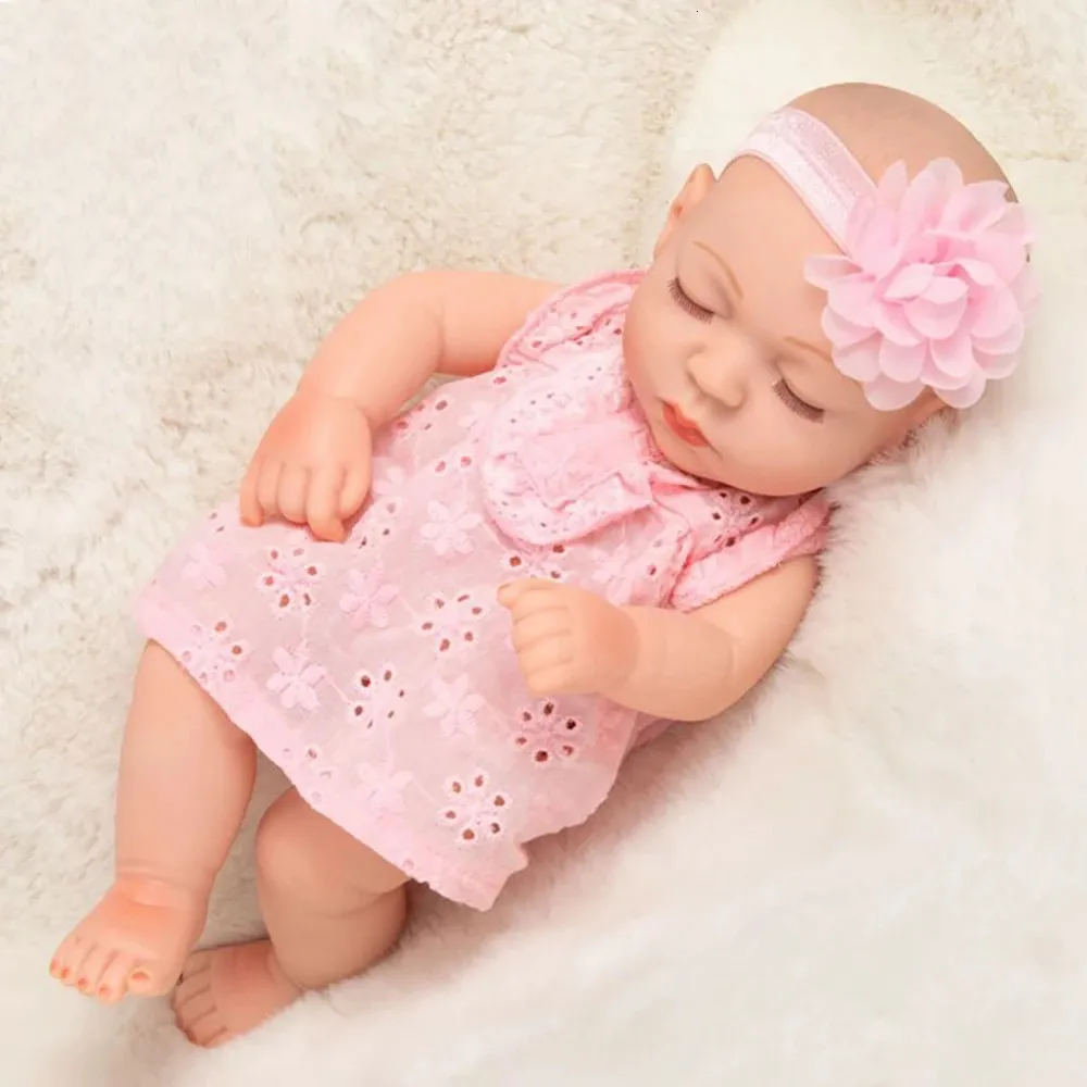 12inch Reborn Baby Doll Real Bibi Cute Soft Full Body Cloth For Girls ...