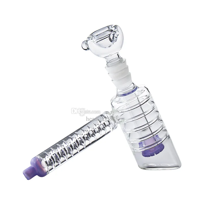 Headshop888 GB006 Glass Bong Smoking Pipes Heavy Hammer Bubbler 12 Cut ...