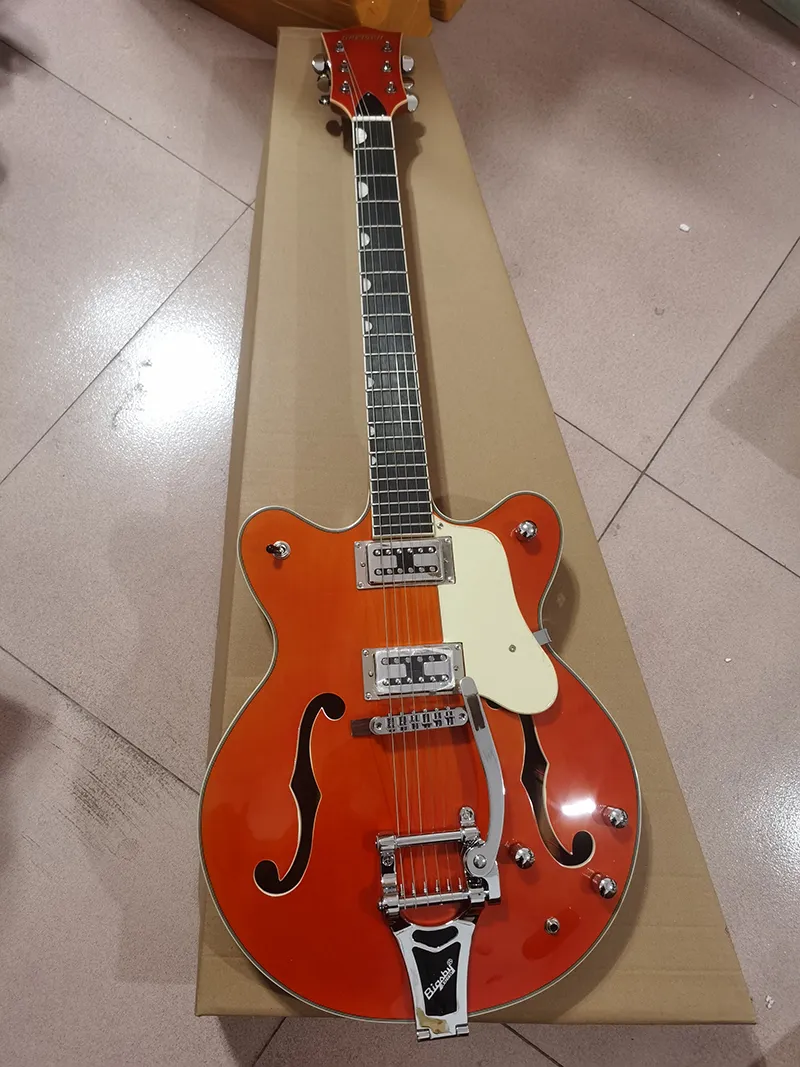 DHgate.com:"Electric Orange-Red Swiss Guitar with Distortion and ...