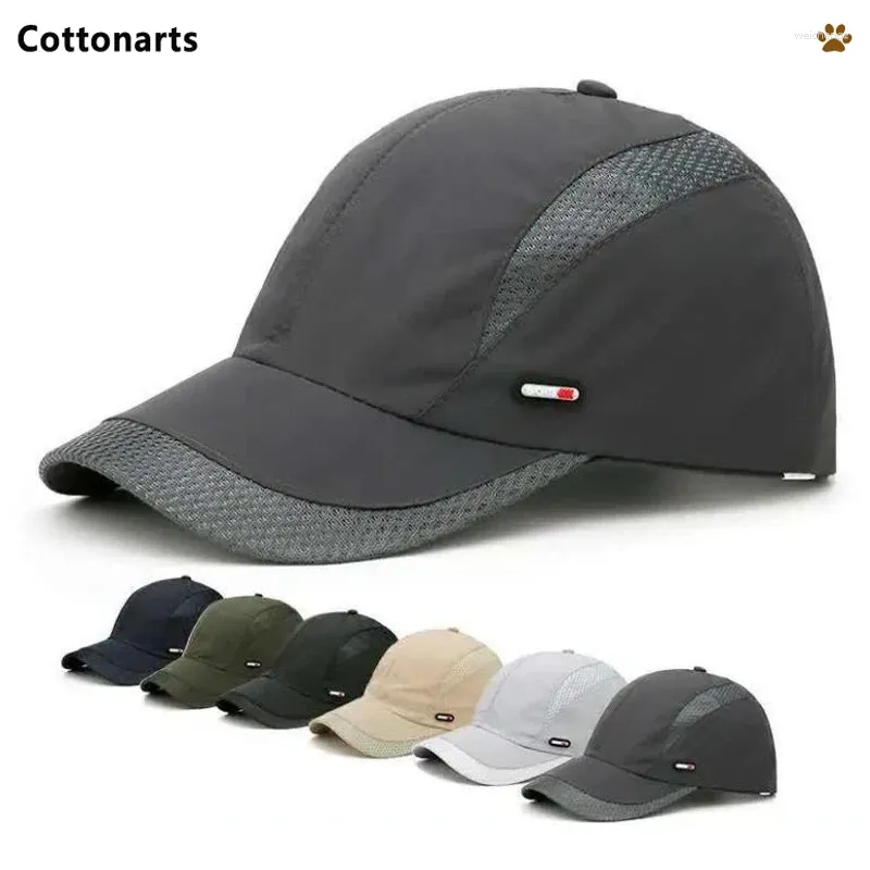 QuickDry Cotton Baseball Cap For Men Cool & Stylish Summer Outdoor Sport Visor For Running And ...