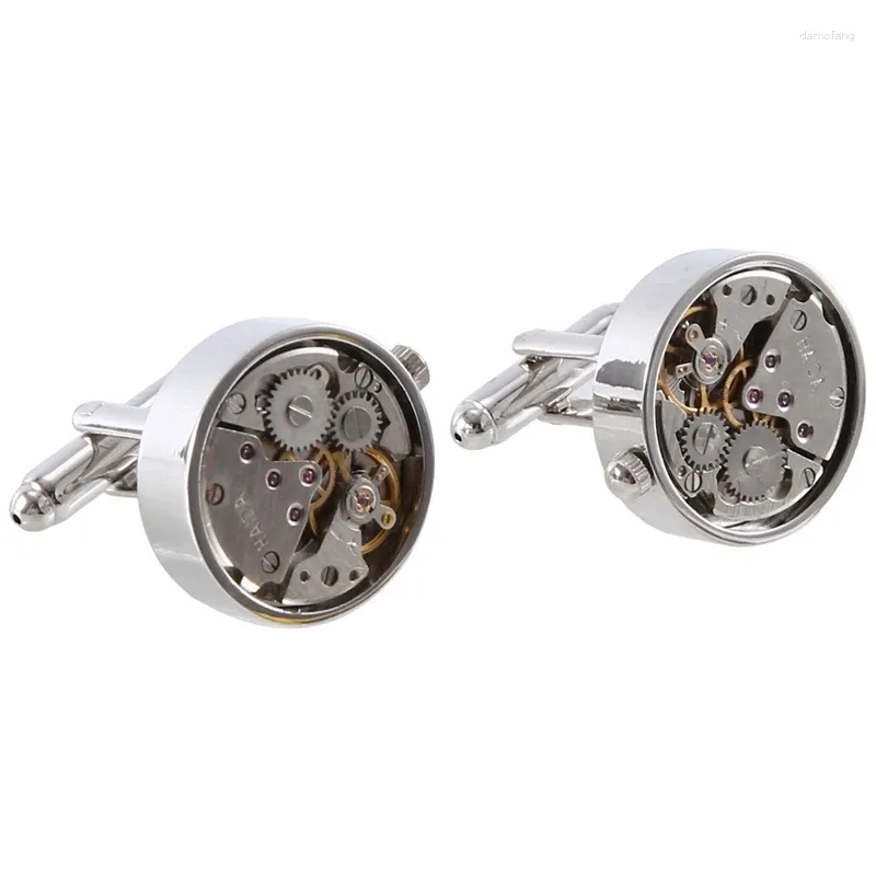 DHgate.com:Mechanical Watch Movement Design Cufflinks with Automatic ...