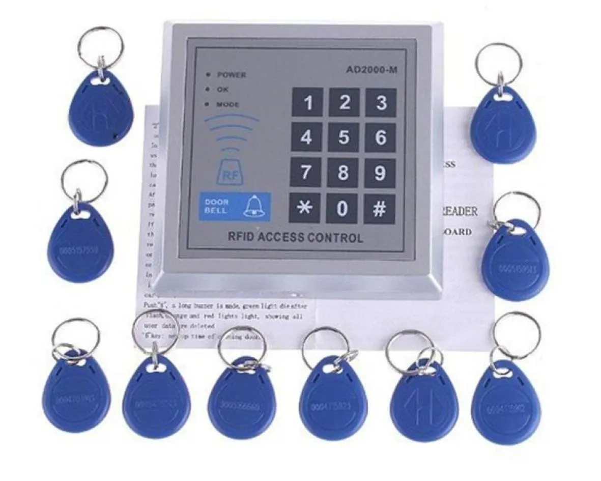 RFID Enabled Proximity Entry Door Lock System: 10 Key Fob Access ...