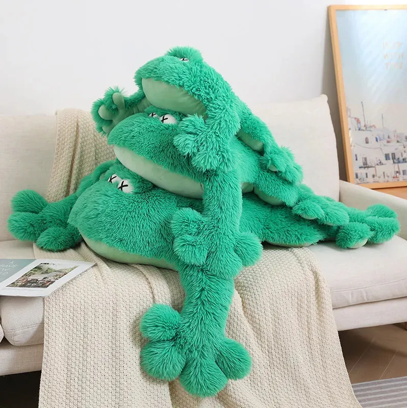 DHgate.com:Super-Soft Green Plush Frog Toy for Kids - Cuddly Stuffed ...