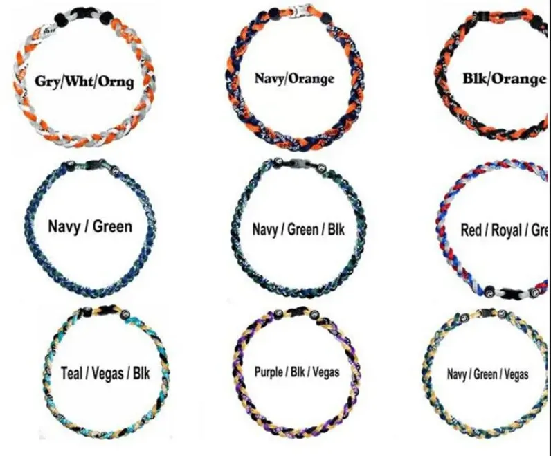 Titanium Metal Necklace: Braided Sport Choker With Woven Cord & Clasp ...