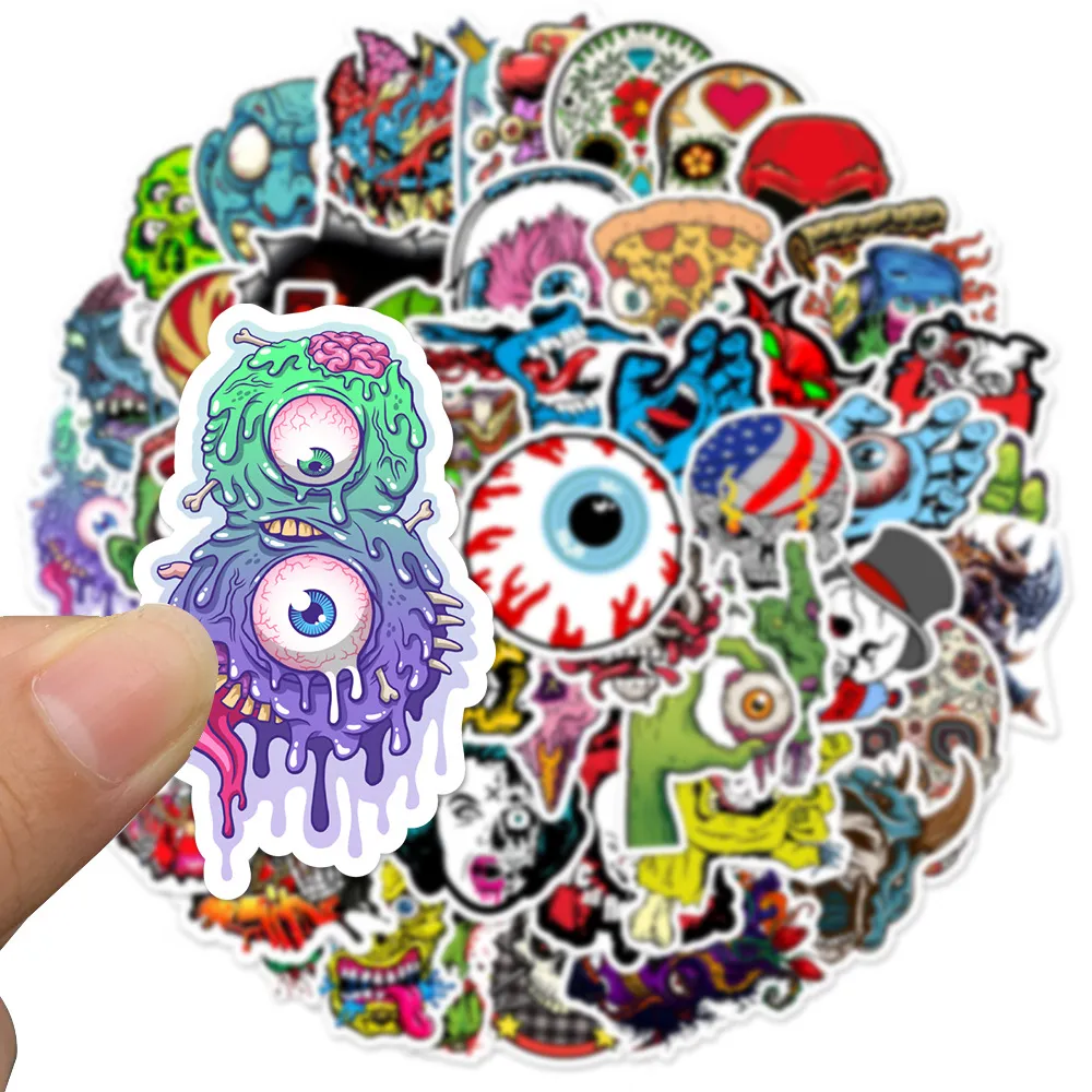 DHgate.com:halloween scary eyes sticker 50Pcs/Lot Animation Stickers ...