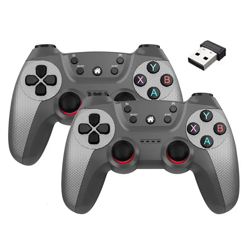 Wireless Game Controller: Doubles Fun! 2.4G Gamepad Joystick for ...
