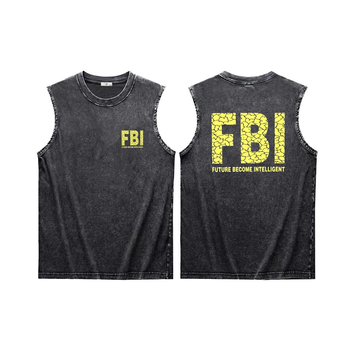 DHgate.com:New Style Tank FBI Washing Tees Hot Sales FBI washing tank ...