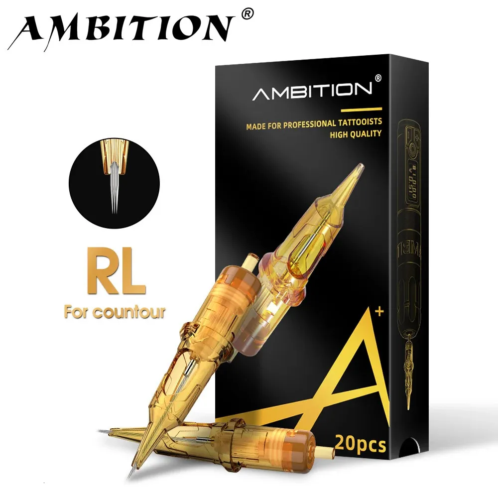 Ambition Glory RL 081012 Disposable Sterilized Tattoo Needle Cartridge ...