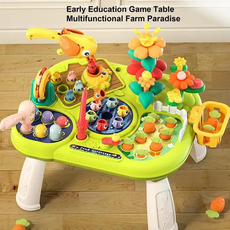 Multifunctional Fishing Arrangement Fisher Price Activity Board For Kids Early Education Table ...
