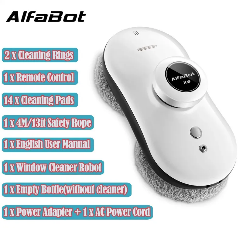 DHgate.com:AlfaBot Electric Window Cleaner Robot, Smart Cleaning, High ...