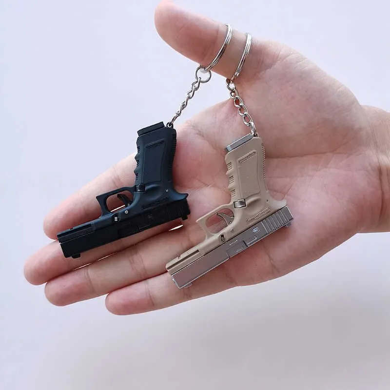 Retail Fidget Toy Gun Mini Pistol Keychain Toys Alloy Empire G17 Pistol ...