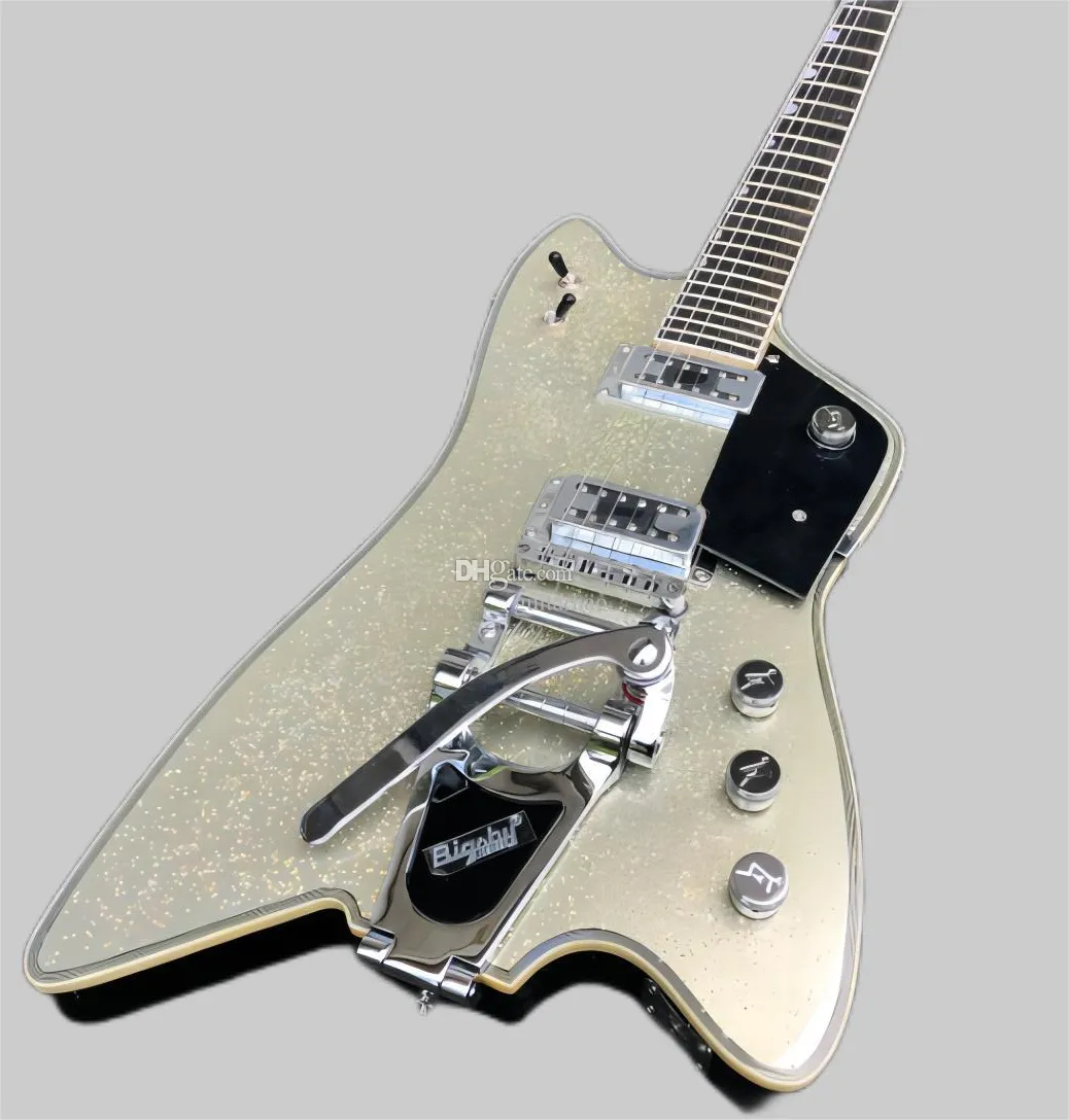 Hot Custom G6199 Billy Bo Jupiter Metallic Silver... From Guitarhao ...
