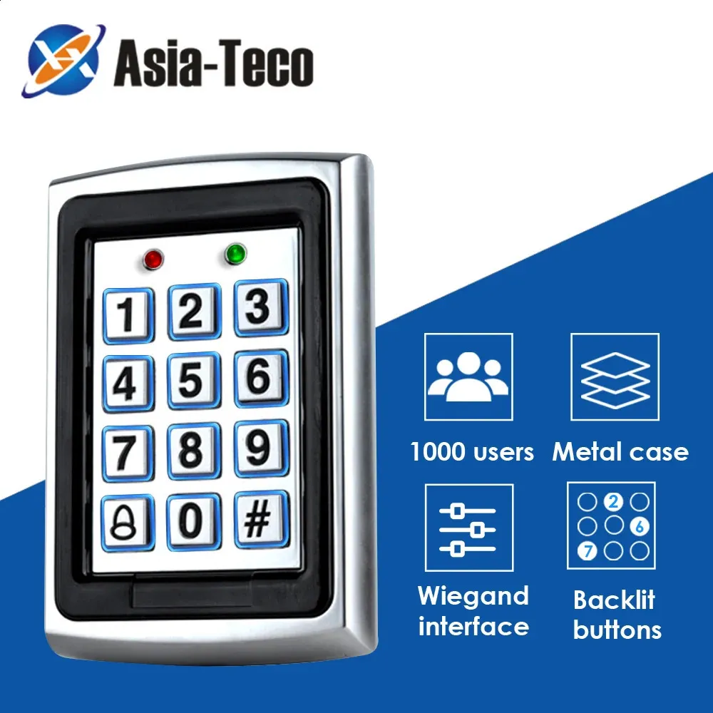 RFID Access Control Systems: Metal Keypad Door Entry System With ...