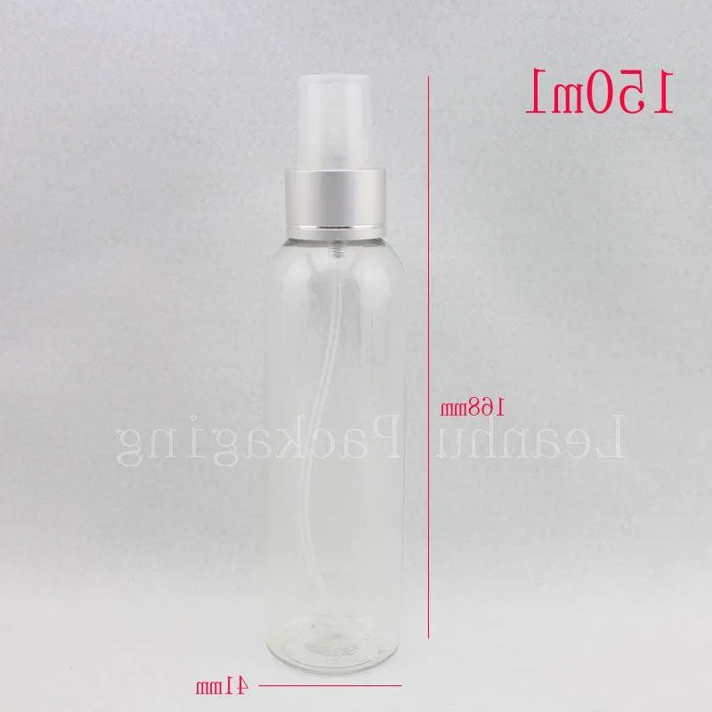 40 Pack Of 150ml Clear Round Cheap Spray Bottles With Pump Refillable ...