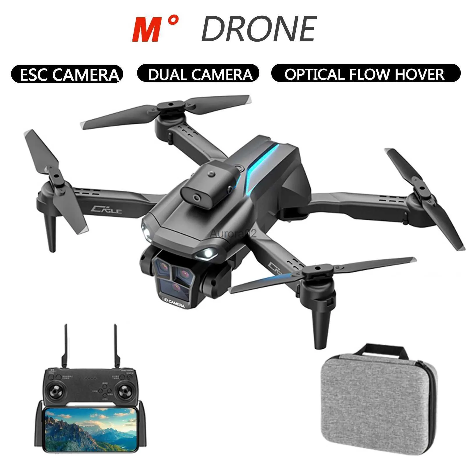 4K Camera Drone: Three-Camera HD Aerial Photography Quadcopter w ...