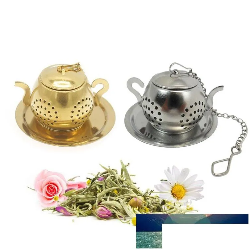 DHgate.com:Teapot Tea Infuser - Stainless Steel Tea Strainer for Loose ...