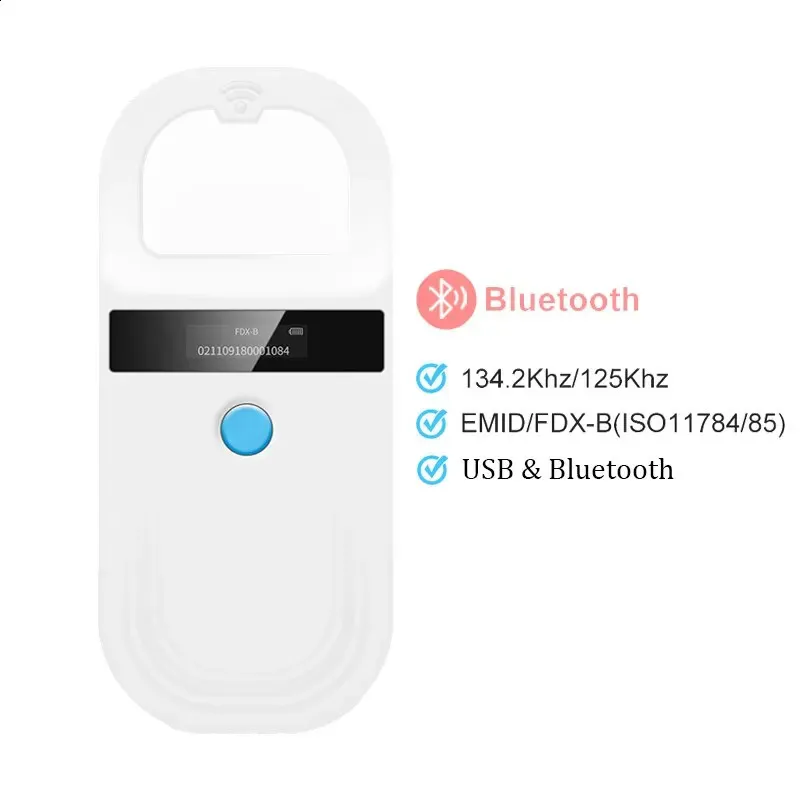 Portable Animal Microchip Reader With Three Connectivity Pet Microchip ...
