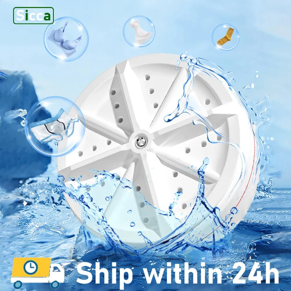 Portable Mini Washing Machine, USB Powered Rotating Washer Compact For ...