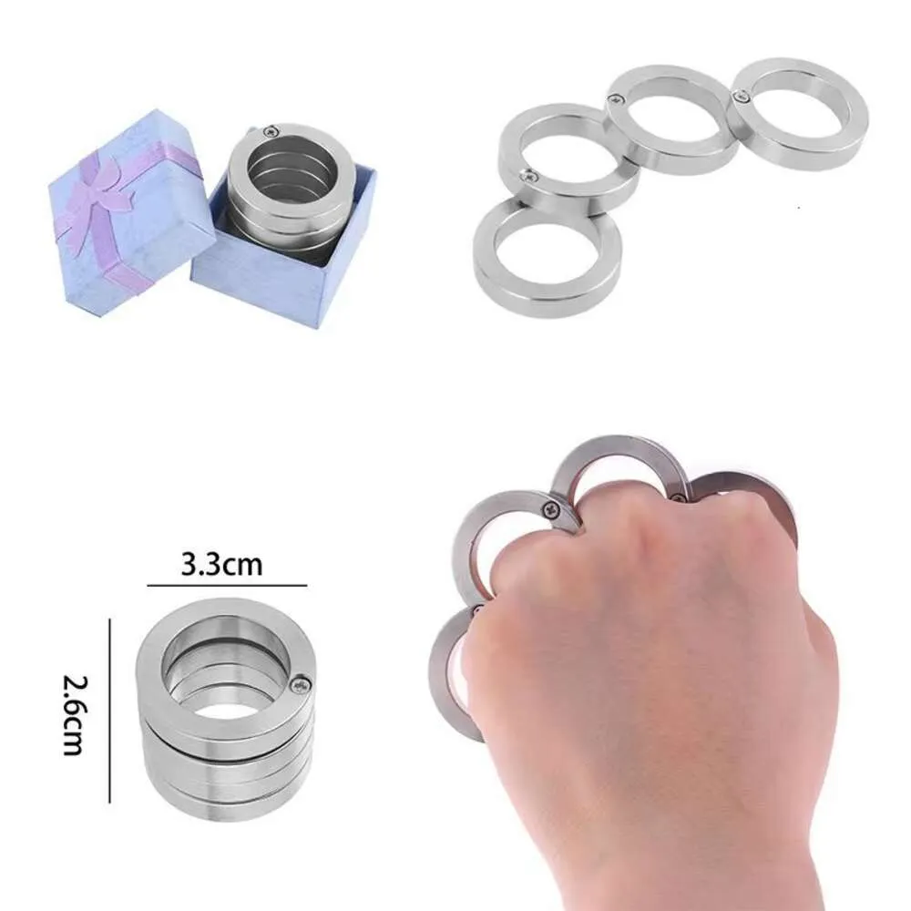 DHgate.com:Stainless Steel Self-Defense Tiger Knuckle Ring with ...