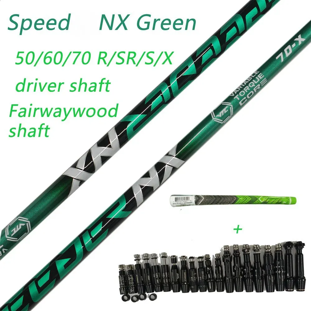Golf Shaft Adapters SPEED NX Green 50/60/70 Graphite Club Shafts - SR ...