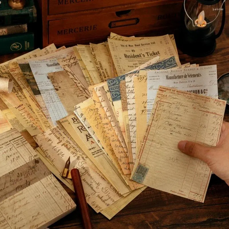 DHgate.com:8/Pack Retro Literary Memo Pads - Decorative DIY Collage ...