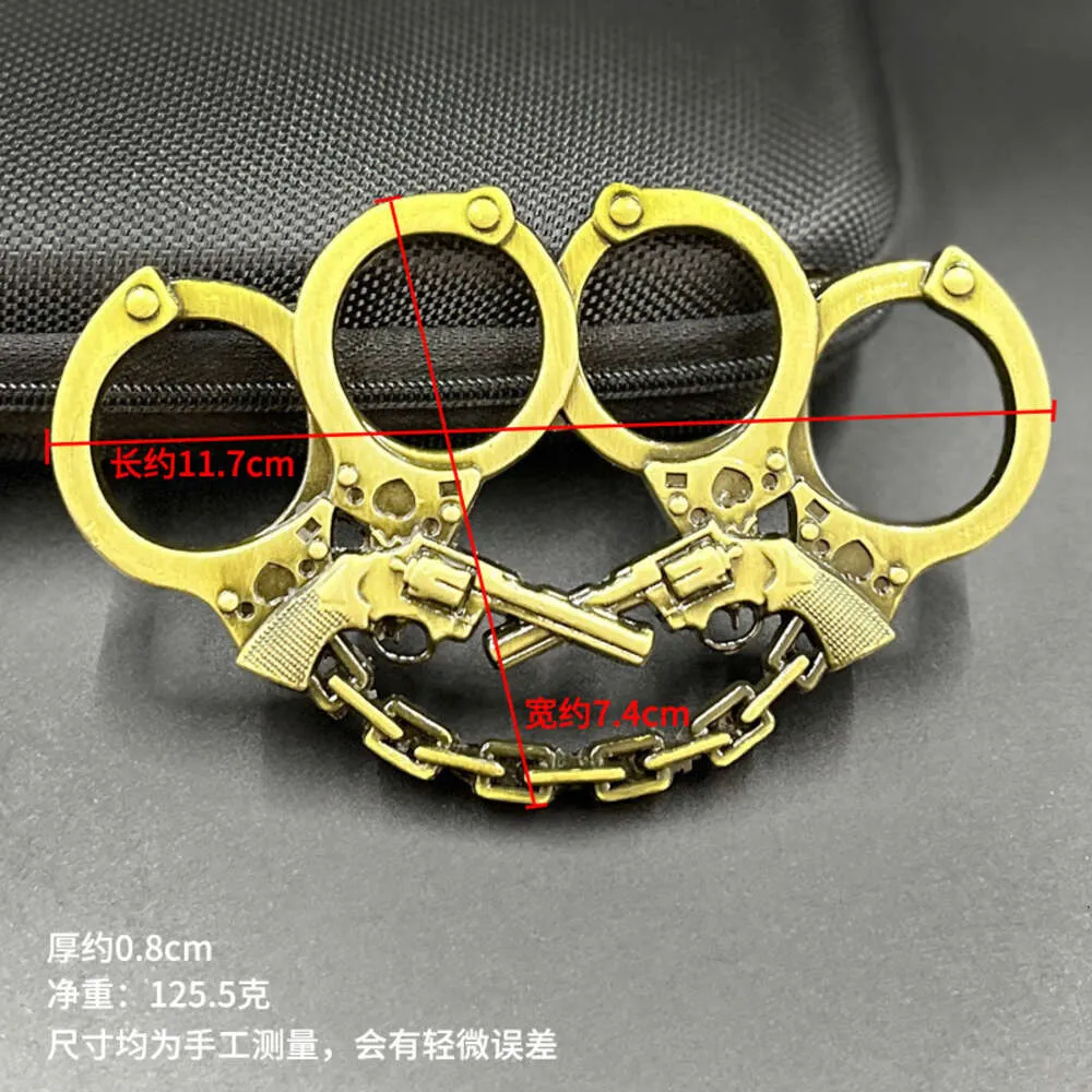 Self Defense Finger Tiger Double Gun Personal Equipment, Metal Fist ...