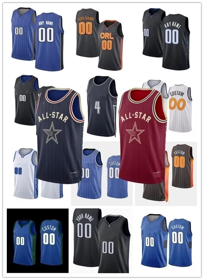 2024 All-Star Orlandos Basketball Jersey Men Women Youth Custom 5 Paolo ...