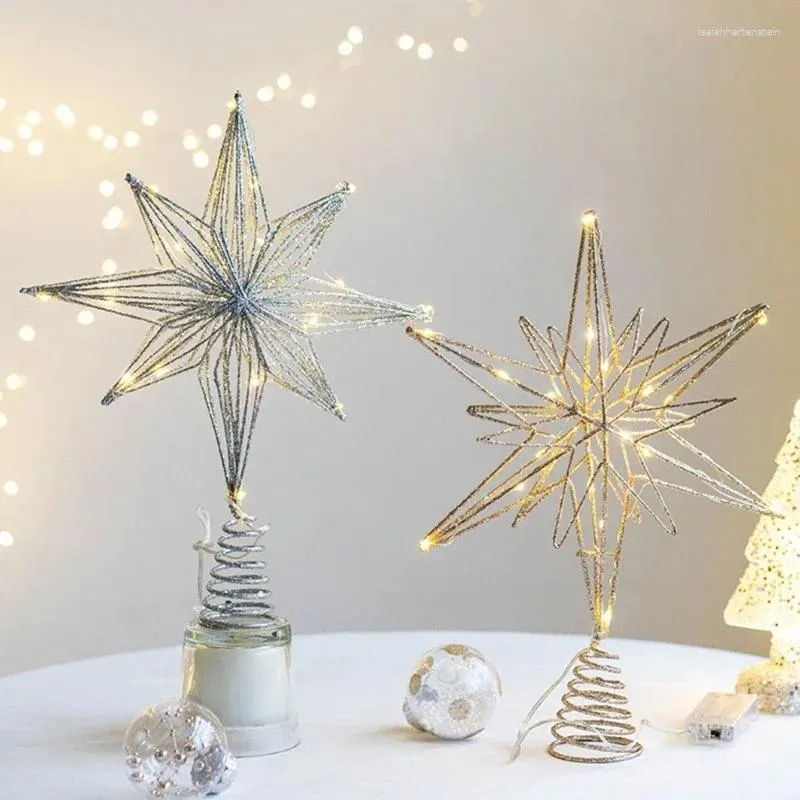 DHgate.com:Floor Lamps Christmas Tree Toppers Star With LED String ...