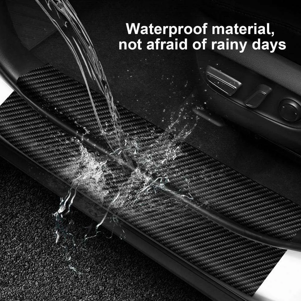 Carbon Fiber Wrap Cars: Water Resistant Car Threshold Sticker ...