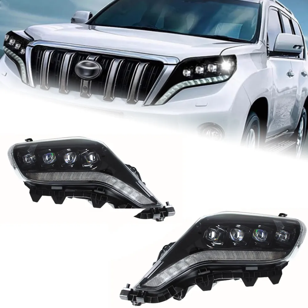 LED Headlight Assemblies for Prado LC150 2013-2017: Enhanced Visibility ...